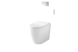 Caroma Urbane II Cleanflush Invisi Wall-Faced Intelligent Toilet Suite ...