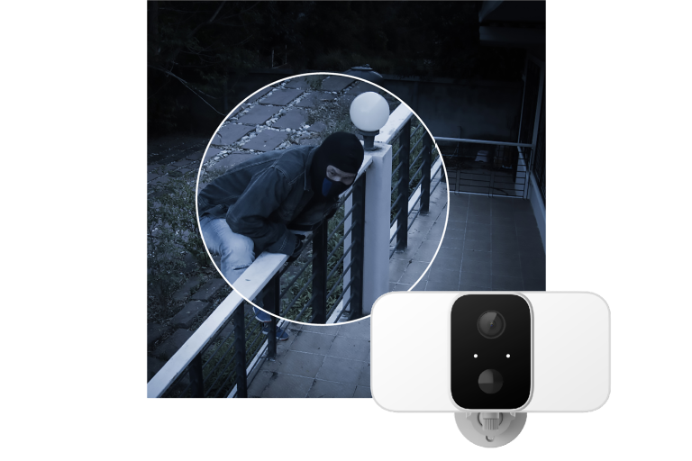Connect Smart Home Outdoor Floodlight Camera | Harvey Norman