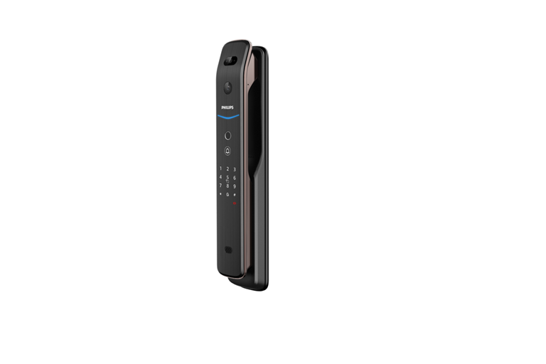 Philips EasyKey Facial Recognition and Remote Intercom Smart Door Lock - Black | Harvey Norman