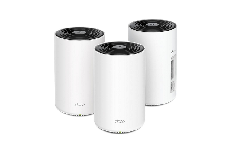 TP-Link Pack of 3 Deco AX3000+G1500 Whole Home Powerline Mesh Wi-Fi 6 ...