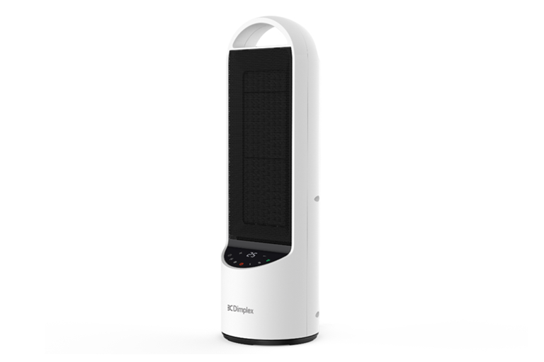 Dimplex 2kW Digital Ceramic Heater - White/Black | Harvey Norman