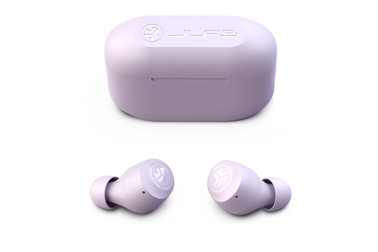 JLab GO Air POP True Wireless Earbuds - Lilac | Harvey Norman