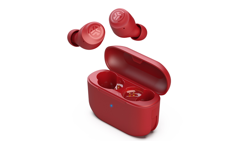 JLab GO Air POP True Wireless Earbuds - Red | Harvey Norman