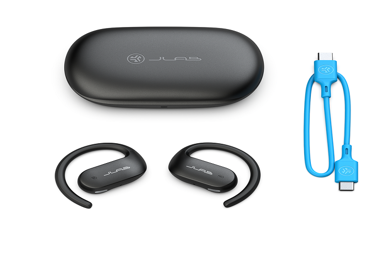 JLab JBuds Open Sport Air Conduction Wireless Earbuds - Black | Harvey ...
