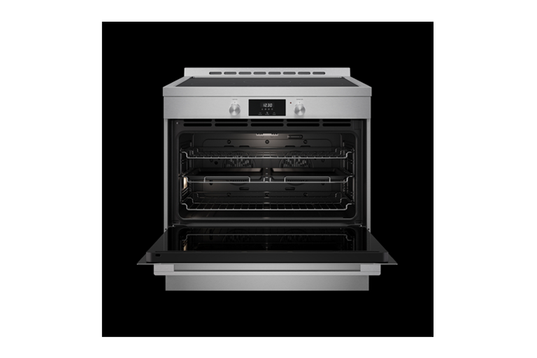 Euromaid 90cm 10 Function Ceramic Freestanding Cooker - Stainless Steel ...