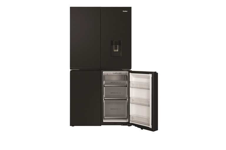 Haier 623L Quad Door Fridge with Ice & Water Dispenser - Black | Harvey ...
