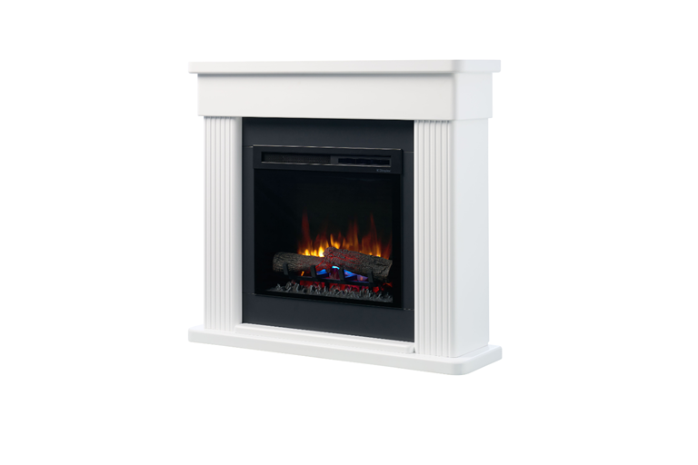 Dimplex 2kW Portland Mini Mantle Suite Electric Fireplace - White ...
