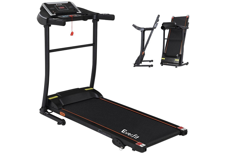 Everfit Foldable Incline Electric Treadmill 40cm - Black | Harvey Norman