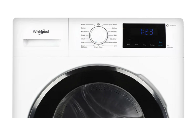 Whirlpool 8kg Timewash Front Load Washer | Harvey Norman