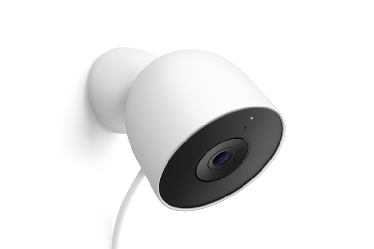 Google Nest Cam Outdoor (Wired, 2nd Gen) - Snow | Harvey Norman