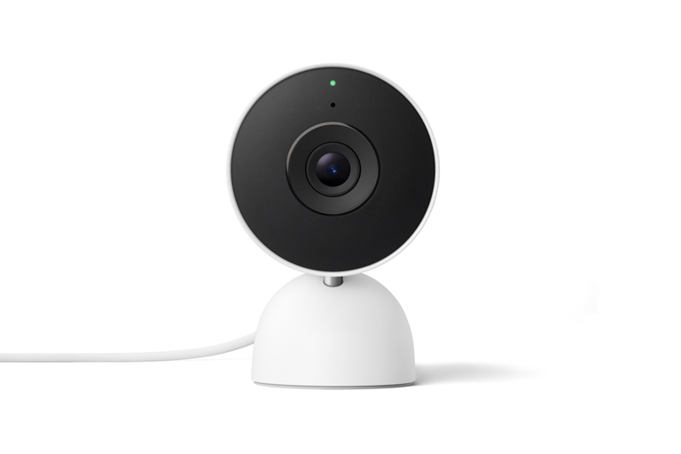 Google Nest Cam Indoor (Wired, 3rd Gen) - Snow | Harvey Norman