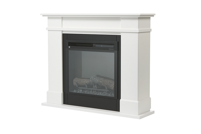 Dimplex 1.5kW Rail Electric Fireplace - White | Harvey Norman