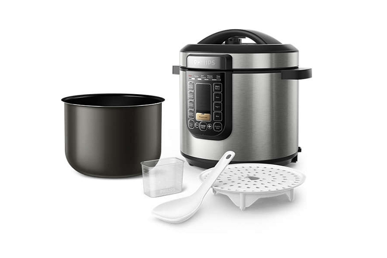 Philips 6L All-In-One Multi Cooker - Silver | Harvey Norman