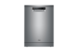 Haier 60cm Freestanding Dishwasher - Silver | Harvey Norman
