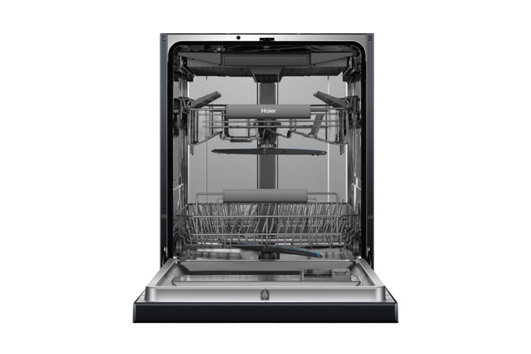 Haier Built-under Dishwasher Steam H600 - Black | Harvey Norman