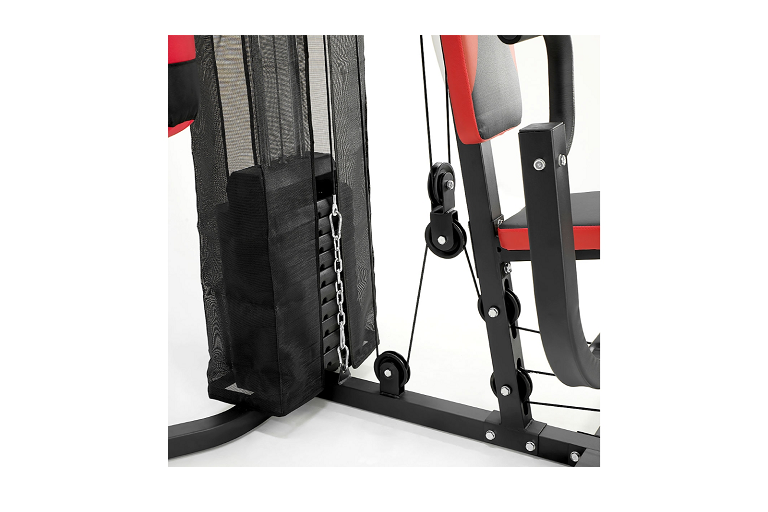 PowerTrain Home Gym Multi Station with 49.90kg Weights, Boxing Punching ...