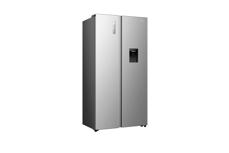 Hisense 540L PureFlat Side By Side Fridge - Silver | Harvey Norman