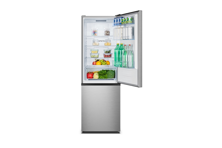 Hisense 292L Bottom Mount Fridge - Stainless | Harvey Norman
