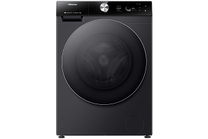 Hisense 12kg Front Load Washing Machine - Charcoal Black | Harvey Norman