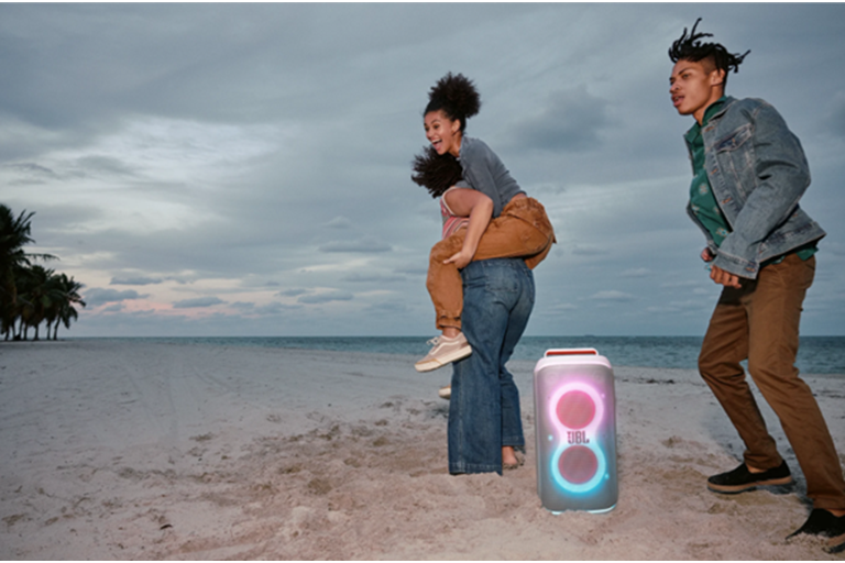 JBL PartyBox Club 120 Portable Speaker - White | Harvey Norman