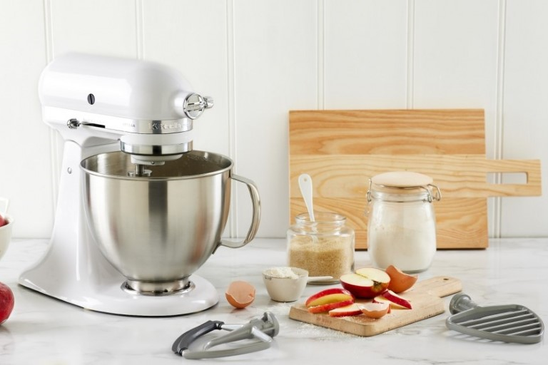 Kitchenaid Artisan Stand Mixer- White | Harvey Norman