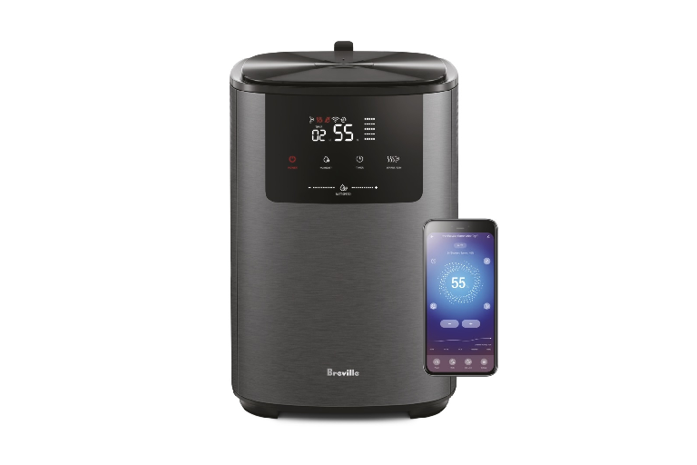 Breville the Smart Mist Top Connect Humidifier - Graphite | Harvey Norman