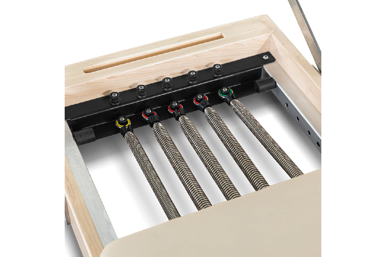 Contour Folding Wooden Pilates Reformer Machine - Beige | Harvey Norman