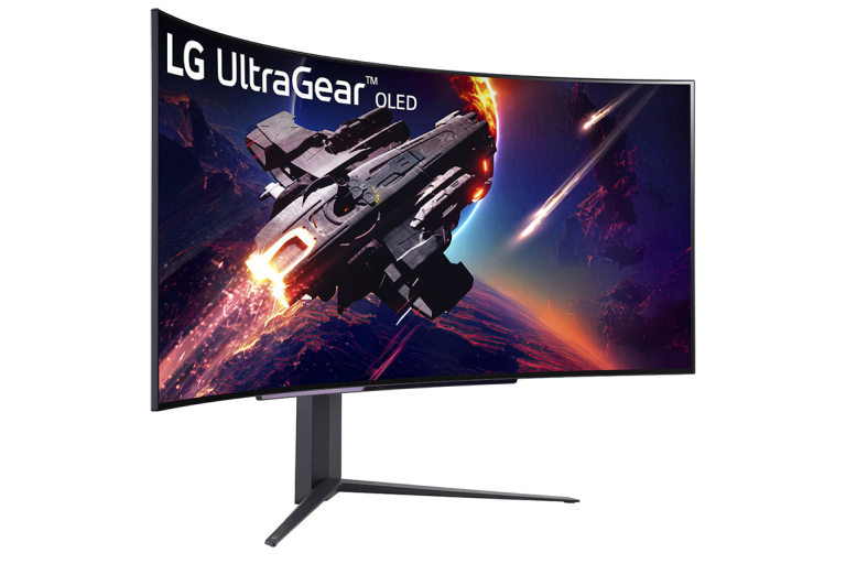 LG 45-inch UltraGear WQHD OLED Curved Gaming Monitor | Harvey Norman