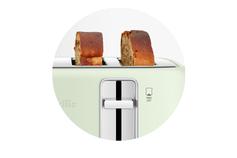 Breville the Toast Set 4 Slice - White Moss | Harvey Norman