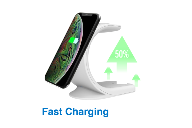 Laser ChargeCore 3-in-1 Wireless Charging Station | Harvey Norman