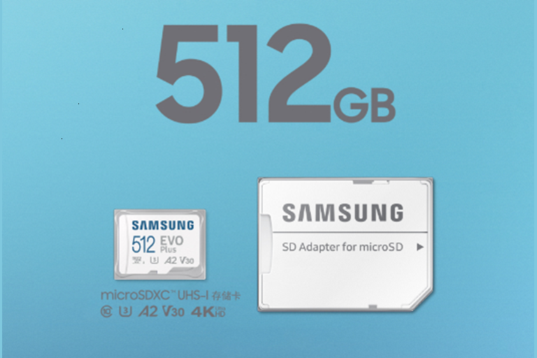 Samsung Evo Plus Gen2 512GB MicroSD Card | Harvey Norman