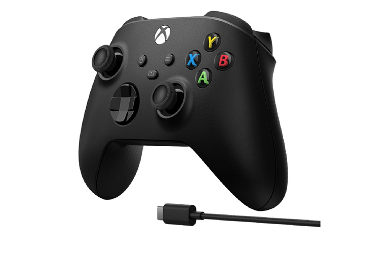 Xbox Wireless Controller + USB-C Cable - Black | Harvey Norman