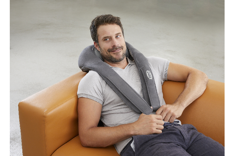 Medisana Cordless Shiatsu Neck Massager - Grey | Harvey Norman