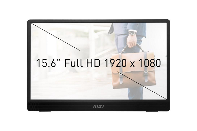 MSI Pro 15.6inch MP161 E2 Portable Monitor | Harvey Norman