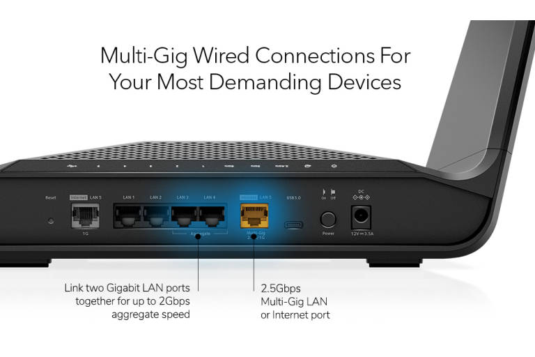 NETGEAR Nighthawk AXE7800 8-Stream Tri-Band WiFi 6E Router | Harvey Norman