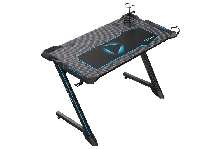 ONEX RGB Gaming Desk - Black | Harvey Norman