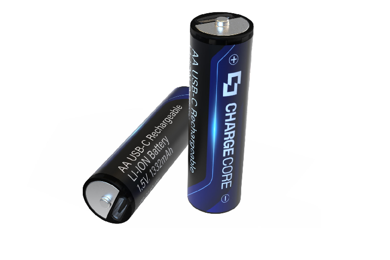 Laser ChargeCore 1.5V AA USB-C Rechargeable Li-ion Battery - 4-Pack ...