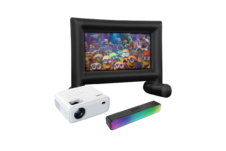 Laser Outdoor Cinema Projector Bundle | Harvey Norman