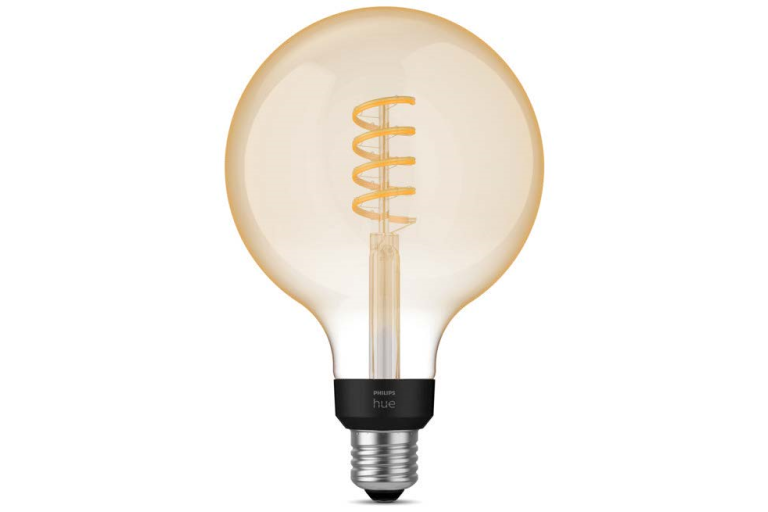 Philips Hue White Ambiance G125 E27 Filament Globe Smart Bulb with ...
