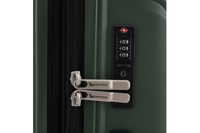 Qantas New York Small Luggage - Green | Harvey Norman