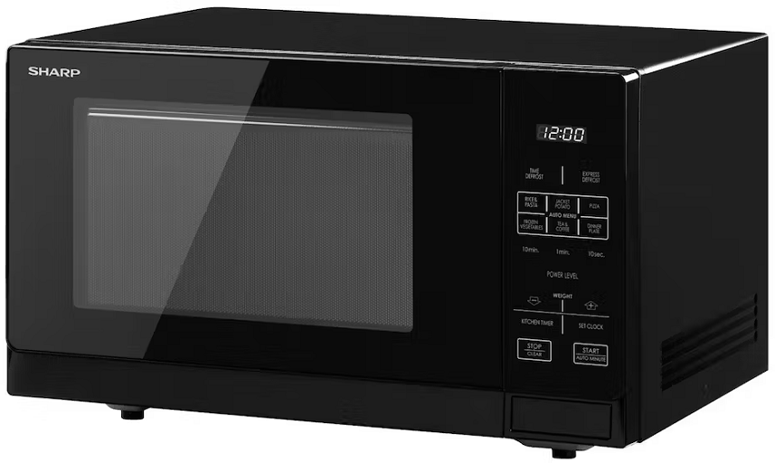 Sharp 25L Microwave - Black | Harvey Norman