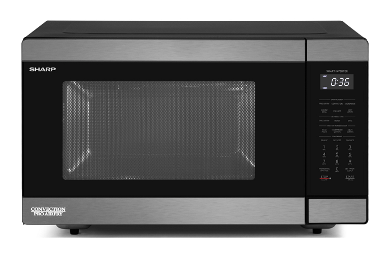 Sharp 36L Pro Airfry Convection Microwave Oven - Black Stainless ...