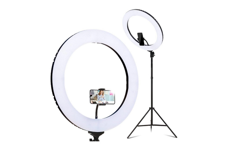 Embellir 19-inch LED Ring Light Stand - Black | Harvey Norman