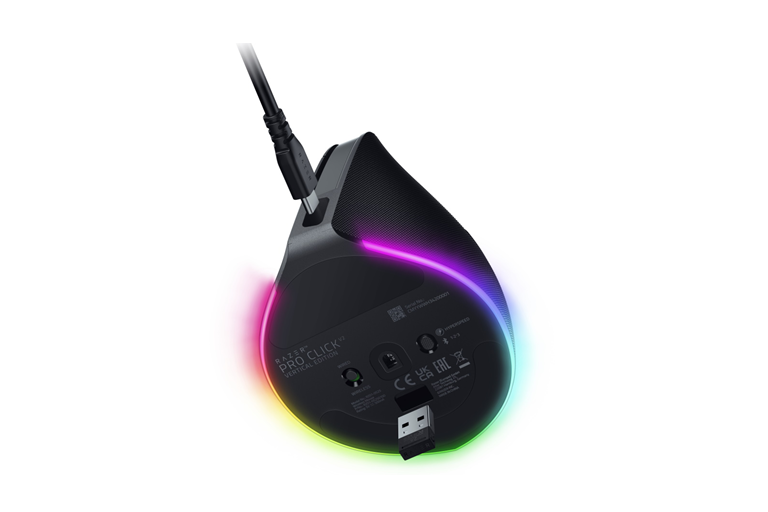 Razer Pro Click V2 Vertical Edition Wireless Productivity Gaming Mouse ...