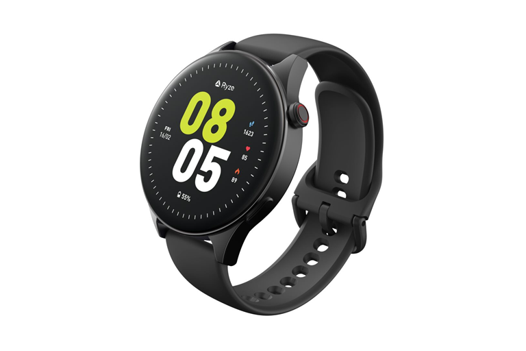 Ryze Wave Smart Watch - Black/Blue | Harvey Norman