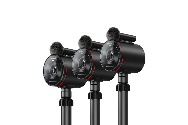 EMeet Pack of 3 StreamCam One True Wireless Live Streaming Camera ...