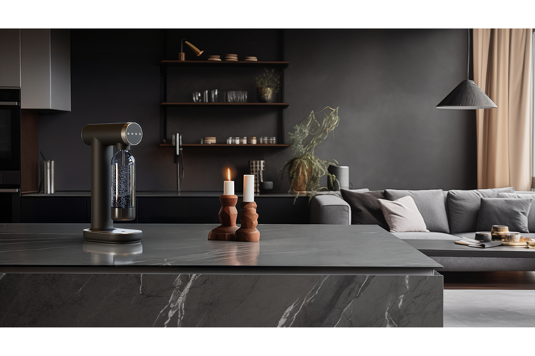 Smeg Soda Maker - Matte Black | Harvey Norman