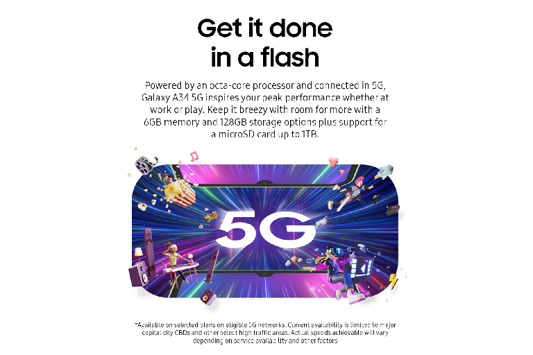 Samsung Galaxy A34 5G 128GB | Harvey Norman