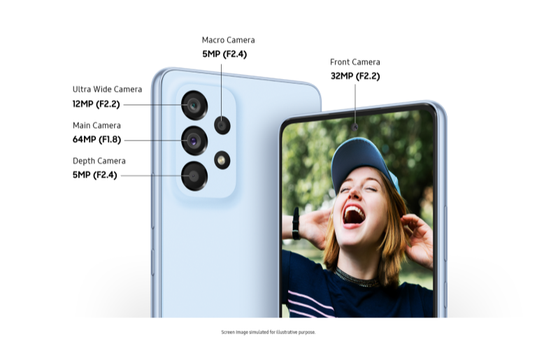 Samsung Galaxy A53 5G 128GB - Awesome Black | Harvey Norman