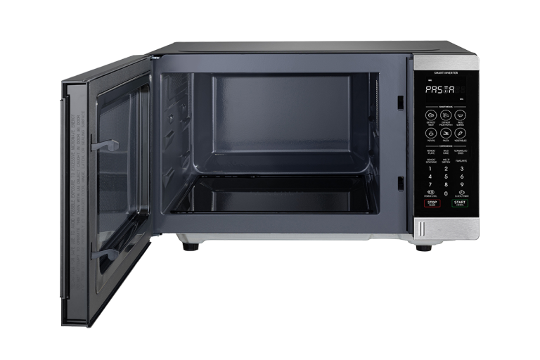 Sharp 32L Inverter Flatbed Microwave - Stainless Steel | Harvey Norman